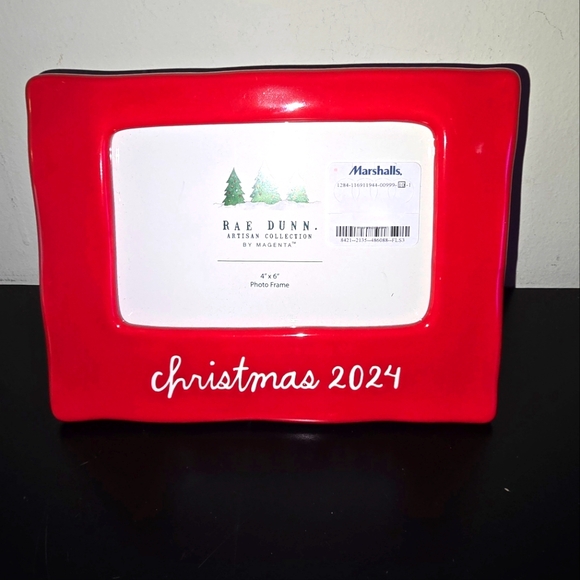 Rae Dunn | Accents | New Rae Dunn Christmas 224 Red Picture Frame ...